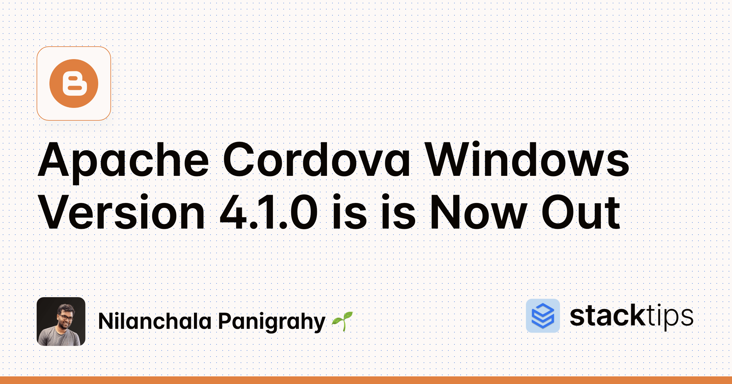 Apache Cordova Windows Version 4.1.0 is is Now Out | StackTips