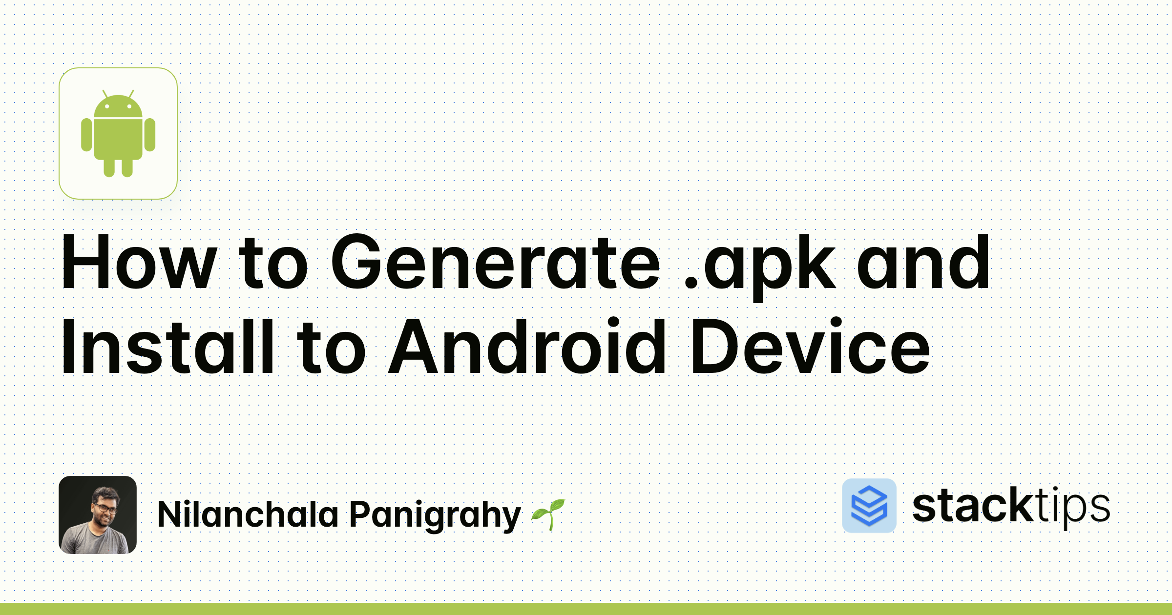 How to Generate .apk and Install to Android Device | StackTips