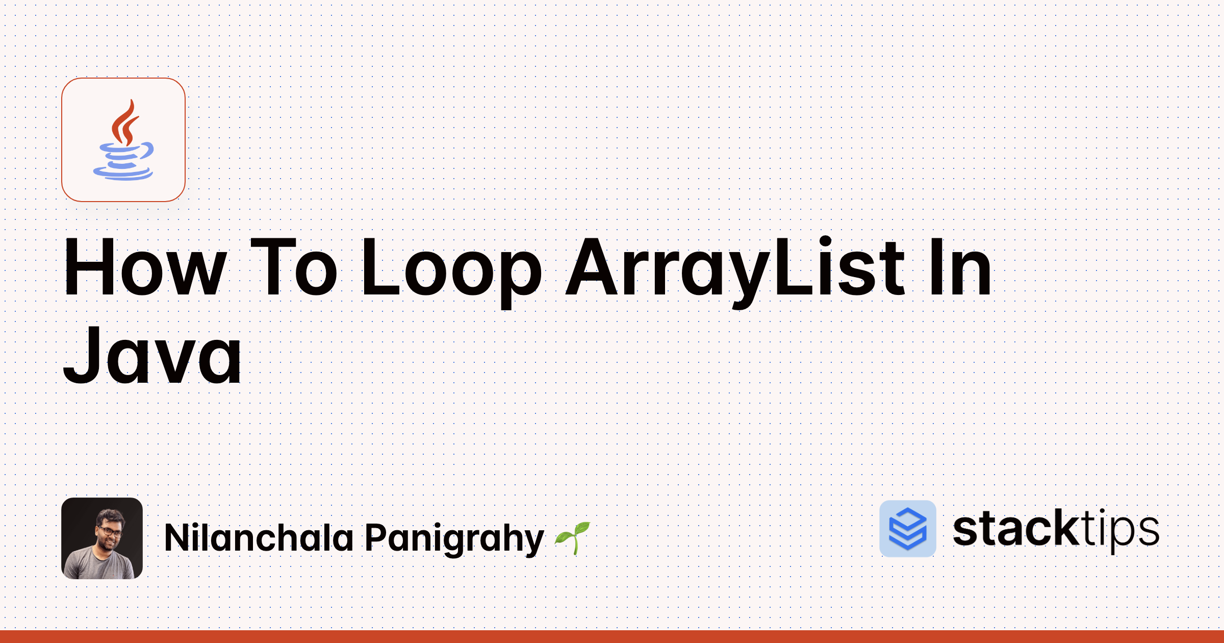How To Loop ArrayList In Java StackTips