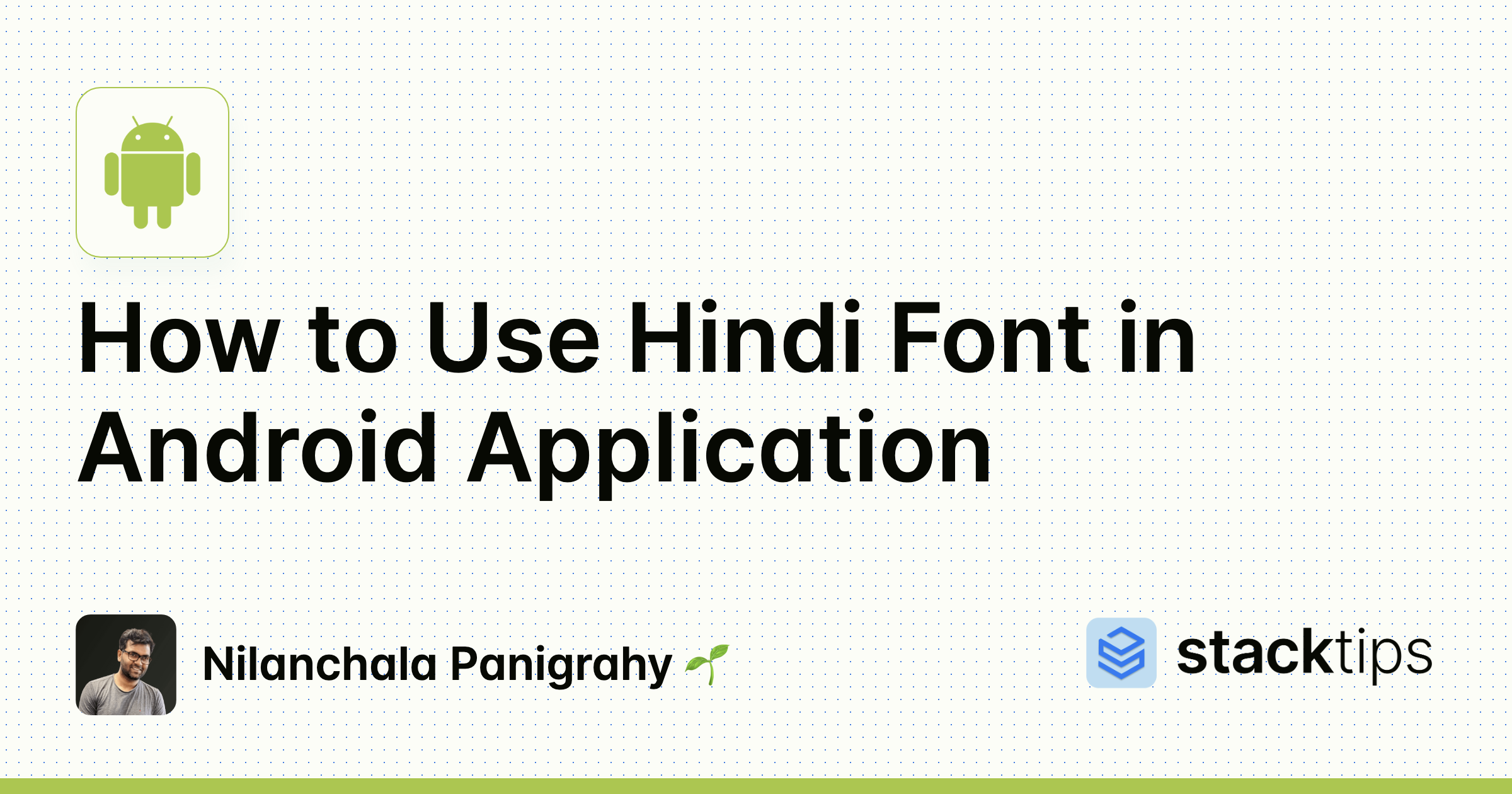 How to Use Hindi Font in Android Application | StackTips