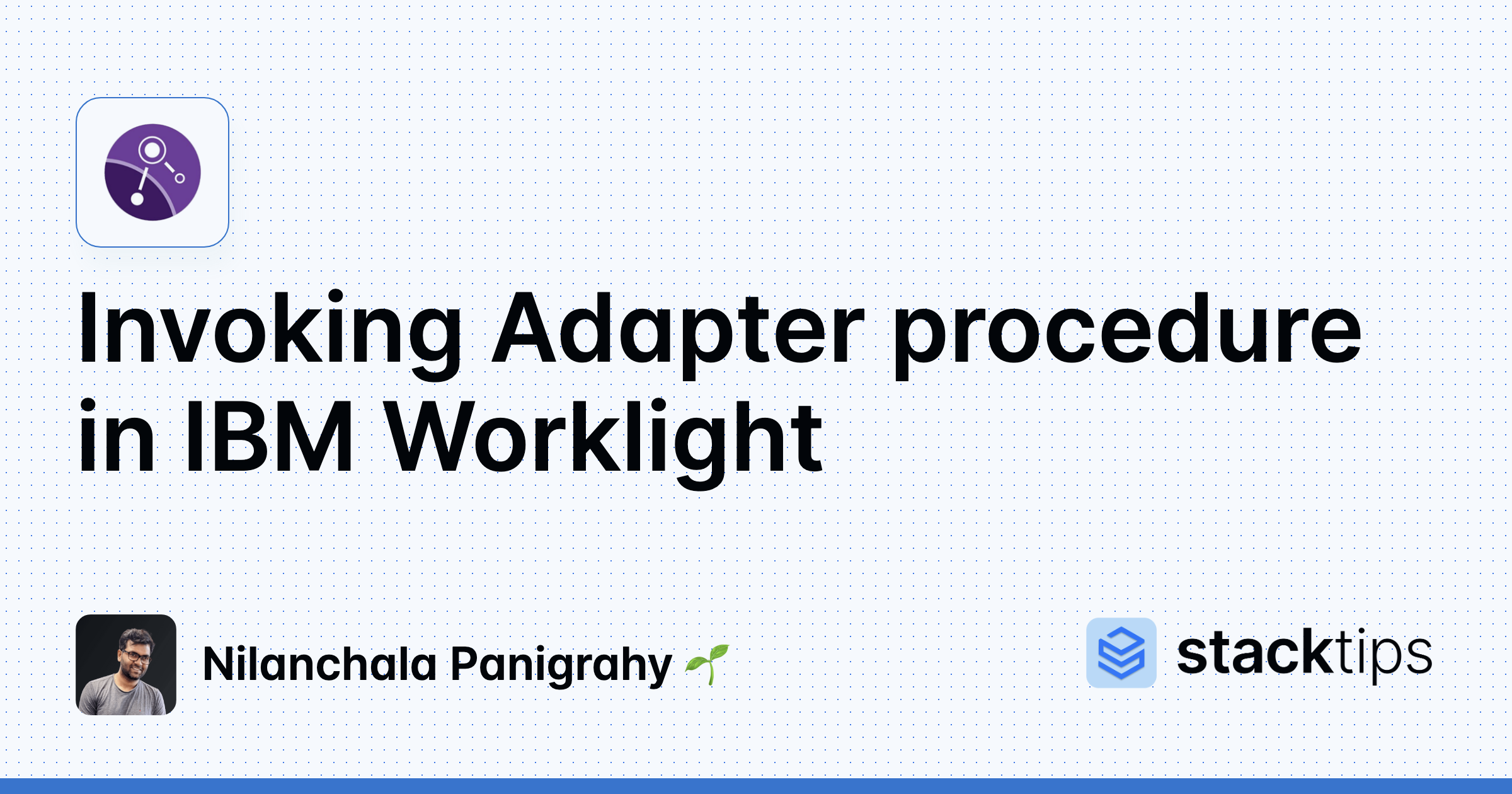 Invoking Adapter Procedure In Ibm Worklight Stacktips